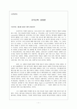 조직신학 - 성령론 (브라우어 - 제 9장 성령은 어떤 분이신가)-1페이지