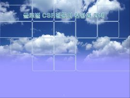 글로벌 CSR활동의 현황과 과제-1페이지
