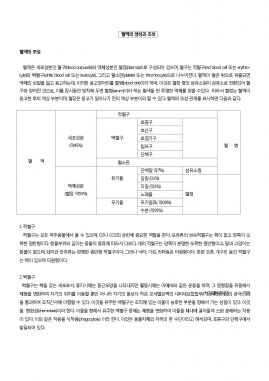 혈액의 조성과 생성조사-1페이지