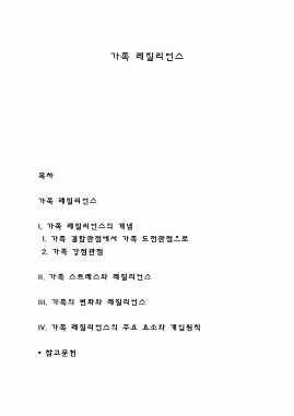 가족 레질리언스-1페이지