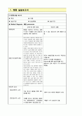 칭찬받은케이스 성인 폐렴 Cast study-1페이지