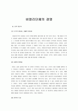 비영리단체의 경영 -  요약 및 분석-1페이지