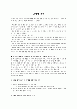 도덕적 규율 레포트 자료-1페이지