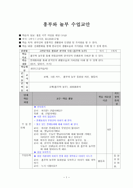 한국문학의 이해 - 교수학습 지도안 - 흥부와 놀부-1페이지