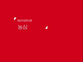 농심 기업분석농심 중국시장농심 경영사례브랜드마케팅서비스마케팅글로벌경영사례분석-1페이지