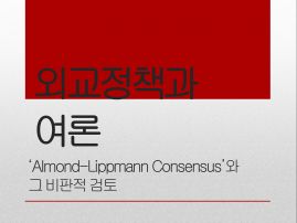 외교정책외교정책과 여론외교정책 결정여론 형성 과정-1페이지