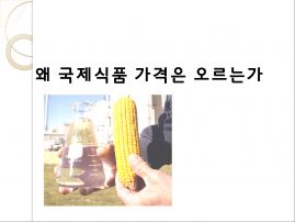 국제 곡물시장바이오 연료 시장바이오 연료 정책연료 시장 동향-1페이지