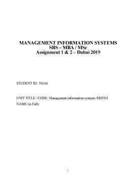 MBA Management information systems cloud computing comprehensive CRM system E-policies Application of Voyage system Information system  UPS-1페이지