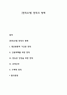 전직유형 전직의 형태-1페이지
