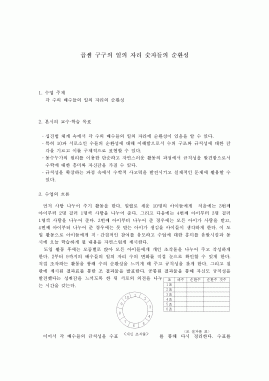 곱셈구구의 일의 자리 숫자들의 순환성 수업 지도안-1페이지
