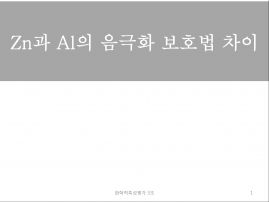 Zn과 Al의 음극화 보호법 차이-1페이지