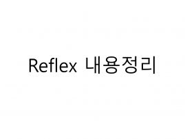Reflex 평가 내용정리-1페이지