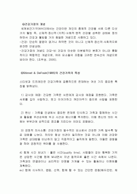 건강가정의 특징과 내가 생각하는 건강한 가정-1페이지