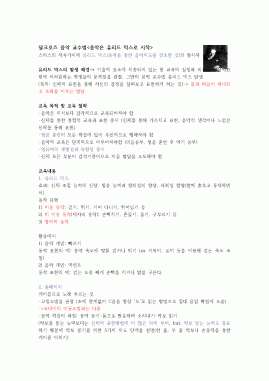 유아 음악 및 동작교육 음악 교수법-1페이지
