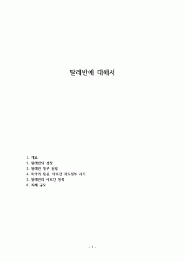 탈레반에 대해서-1페이지