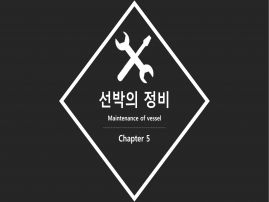 선박의 정비 레포트 자료-1페이지