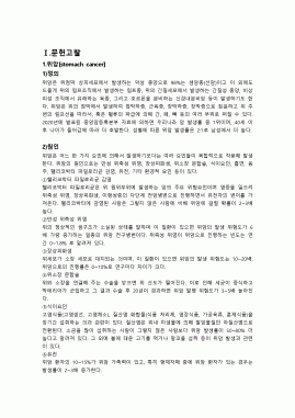 부분위절제술(위암) 케이스(문헌고찰, 간호과정2개)-1페이지