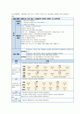 폐렴으로 인한 폐포-모세혈관막 변화와 관련된 가스교환장애(간호진단 및 간호과정 1개)-1페이지