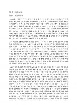 트리플 버블 레포트 자료-1페이지