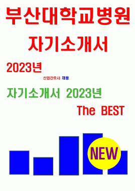 부산대학교병원 자기소개서 2023년 부산대학교병원에 지원하게 된 동기 및 입사 후 실천하고자 하는 목표 부산대병원 자소서 경력 및 경험 활동 부산대학교병원 합격예문 부산대병원 신입간호사 자기소개서-1페이지