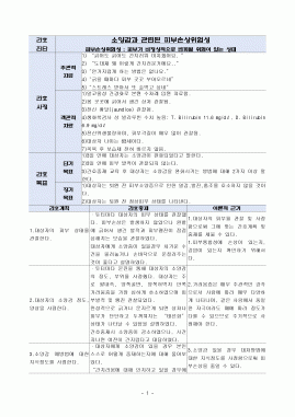 소양감과 관련된 피부손상위험성(간호진단 및 간호과정 1개)-1페이지