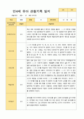 만4세 1학기 3-8월 15명 관찰일지-1페이지