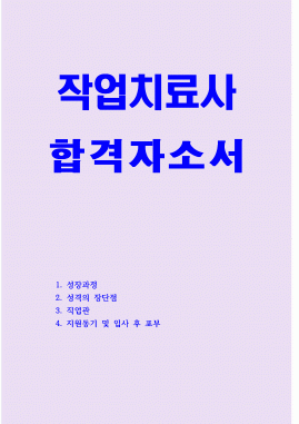 작업치료사자기소개서 경력직작업치료사합격자소서 작업치료사지원동기자기소개서 작업물리치료사 자기소개서 작업치료사자기소개서샘플 작업치료사자합격자기소개서,작업치료사 자기소개서예문-1페이지