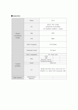 for chest pain / soap-1페이지