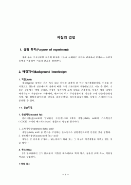지질의 검정 보고서-1페이지
