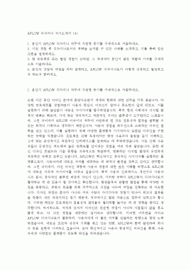 AFLOW 디자이너 자기소개서 (4)-1페이지