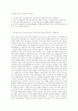SK E&S LNG 수요개발 자기소개서-1페이지