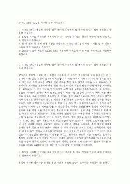 KT&G R&D-흡입형 의약품 연구 자기소개서-1페이지