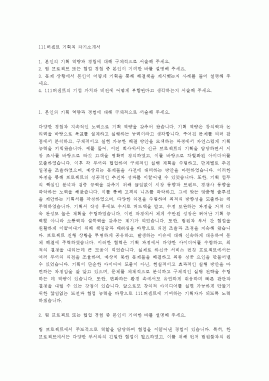 111퍼센트 기획직 자기소개서-1페이지