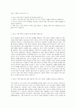 KTcs 기획직 자기소개서 (1)-1페이지