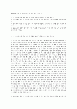 AXA손해보험 IT Infrastructure 운영 자기소개서 (2)-1페이지