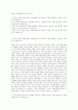 LFmall 가방&잡화 슈즈 자기소개서-1페이지