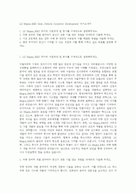 LG Magna_R&D Dept._Vehicle Converter Development 자기소개서-1페이지