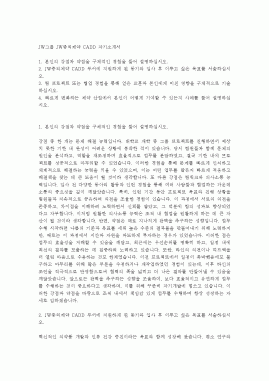 JW그룹 JW중외제약 CADD 자기소개서-1페이지