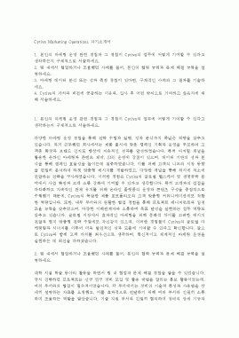 Cytiva Marketing Operations 자기소개서-1페이지