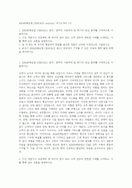AXA손해보험_CRM(AOS analysis) 자기소개서 (3)-1페이지