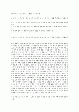 JYP Three Sixty 커머스 운영관리 자기소개서-1페이지