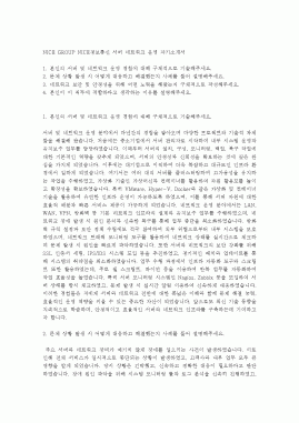 NICE GROUP NICE정보통신 서버 네트워크 운영 자기소개서-1페이지