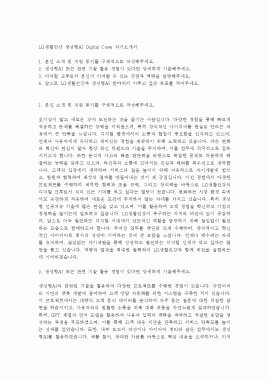 LG생활건강 생성형AI Digital Crew 자기소개서-1페이지