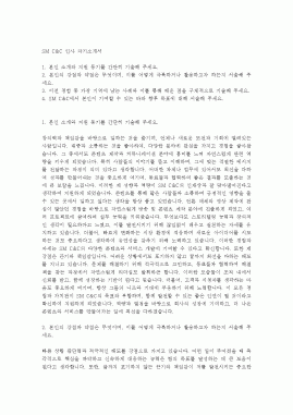 SM C&C 인사 자기소개서-1페이지