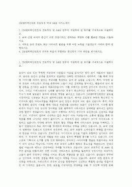 SM엔터테인먼트 프로듀싱 국내 A&R 자기소개서-1페이지
