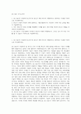 SK C&C 자기소개서-1페이지