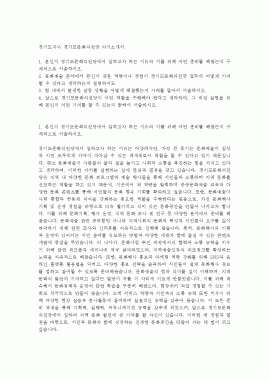 경기도지사 경기도문화의전당 자기소개서-1페이지