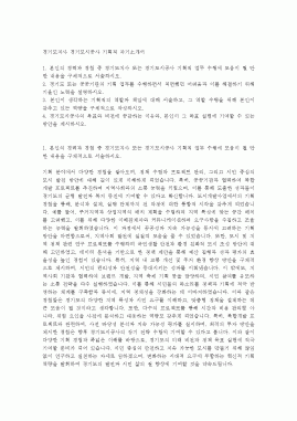 경기도지사 경기도시공사 기획직 자기소개서-1페이지