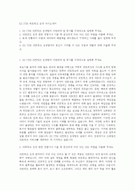 GS ITM 네트워크 운영 자기소개서-1페이지