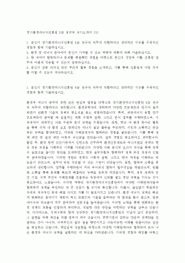 경기환경에너지진흥원 5급 정규직 자기소개서 (5)-1페이지